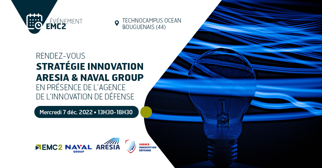 RDV Stratégie Innovation : Naval Group, Aresia & l'AID - Pôle EMC2